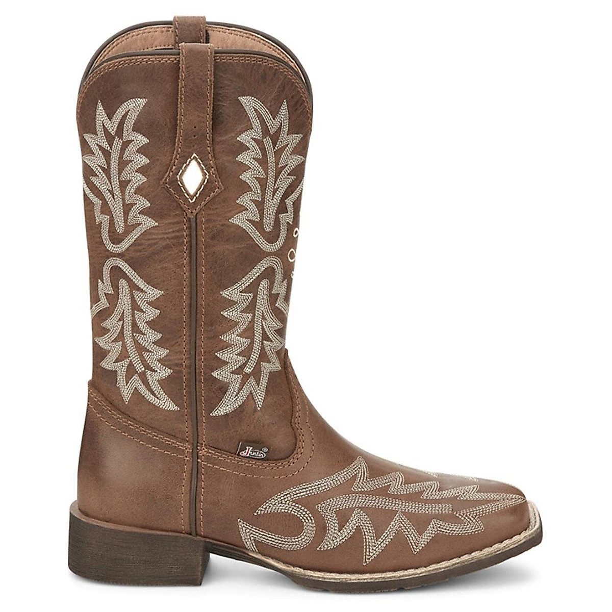 JUSTIN Boots Women's Gypsy Carsen Rustic Tan Cowgirl Boot Tan 11 B