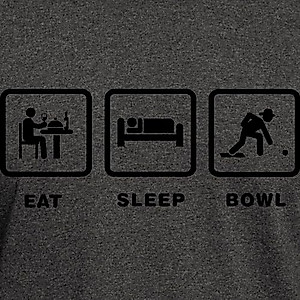 CafePress Lawn Bowl Dark T Shirt Men's Traditional Fit Dark Casual Tshirt Charcoal