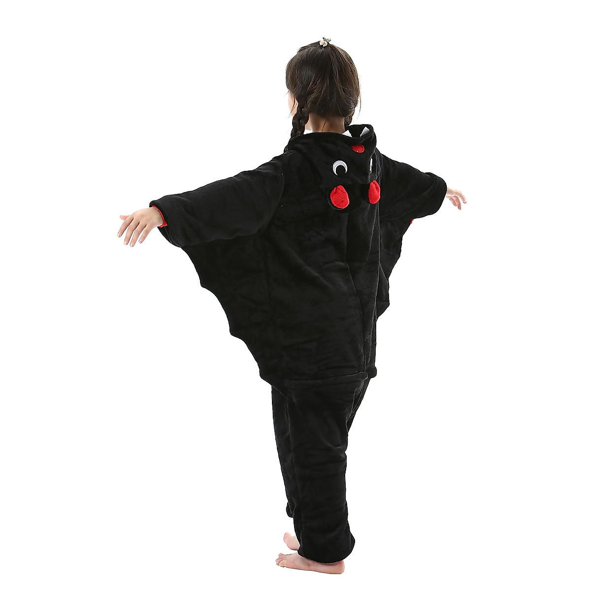 CuteOn Bat Onesie Kids Animal Pajamas for Boys Girls Halloween Christmas Costume Height for 120cm