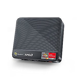 Beelink SER5 Mini PC, AMD Ryzen 5 5500U(7nm, 6C/12T) up to 4.0GHz, Mini Computer 16GB DDR4 RAM 500GB NVME SSD, Micro PC 4K@60Hz Triple Display, Mini Gaming Computer WiFi6 BT5.2 57W HTPC