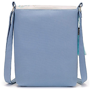 Crest Design Cute Canvas Crossbody Bag Shoulder Bag Purse for Girl and Teenage (Pink Lark)