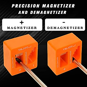 YSJOYTOOL 131-Piece Magnetic Screwdriver Set with Plastic Ranking, Includes Precision screwdriver and Pick & Hook, Ratchet Driver and Hex key, DIY Tools for Men Tools Gift