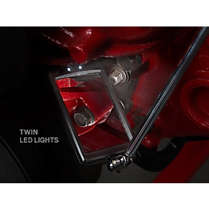 Optional life Telescoping LED Lighted Flexible Inspection Mirror 360 Swivel for Extra Viewing