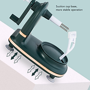 Fruit Apple Vegetable Peeler Slicer Corer, Sturdy Base for Stability, Durable Stainless Steel Blades for Apples, Pears, and More Versatile Kitchen Tool for Fruits and Potatoes