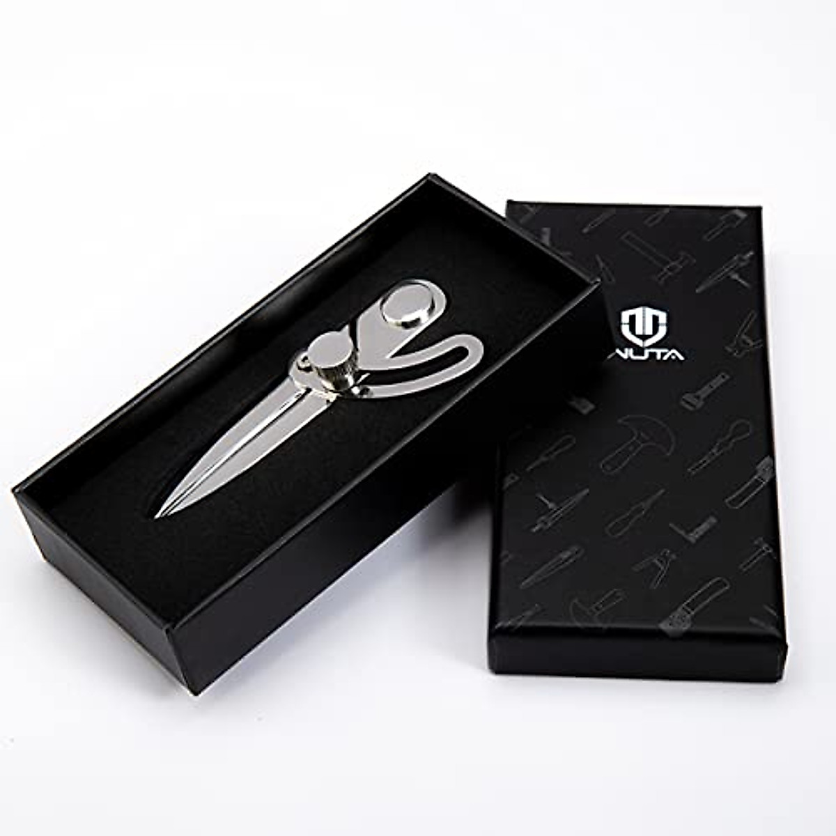 WUTA Wing Divider High Polished 304 Stainless Steel Adjustable Spacing Compass Wing Divider Scriber Leather Regulation Tools Edge Creaser DIY for Woodworking Leather Marking