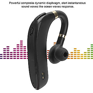 Bluetooth Earphone,Multifunction A10 Wireless Bluetooth 5.0 Headset EarHook Waterproof Earphone,Wireless Earbuds in-Ear Headphones Support Handsfree