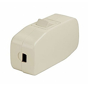 Leviton C21-05410-00I Ivory Heavy Duty Inline Cord Switches