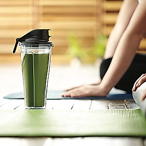 Vitamix Self-Detect Blending Cup, 20 Oz, Black (Base and Blade not included)