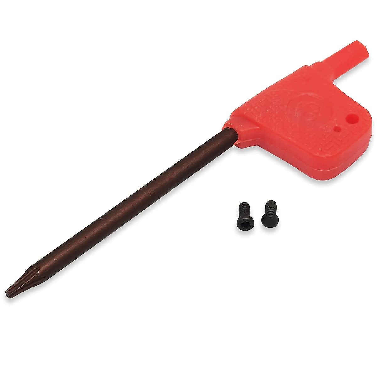 10pcs M2x5mm High Strength Grade 12.9 Torx Screw for Replaces Carbide Inserts CNC Lathe Tool with 1pcs T6 Torx Screwdriver Flag Handle Star Driver Key Wrench Spanner Maintenancetools