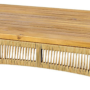 Christopher Knight Home Jabe Chat Set, Beige + Teak + Light Brown