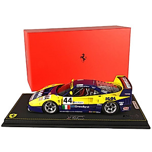 F40 LM #44 Luciano Della Noce - Anders Olofsson - Carl Rosenblad Ennea SRL Igol 24 Hours of Le Mans (1996) with Display CASE Limited Edition to 200 Pieces Worldwide 1/18 Model Car by BBR P18139F