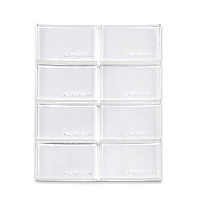 ADHERE-O Flag Weights for Bottom of Flag - Adhesive Flag Weights for Large Flags to Keep From Tangling & Blowing - Weather Resistant Adhesive Curtain Weights - Transparent Flag Weights for Windy Days