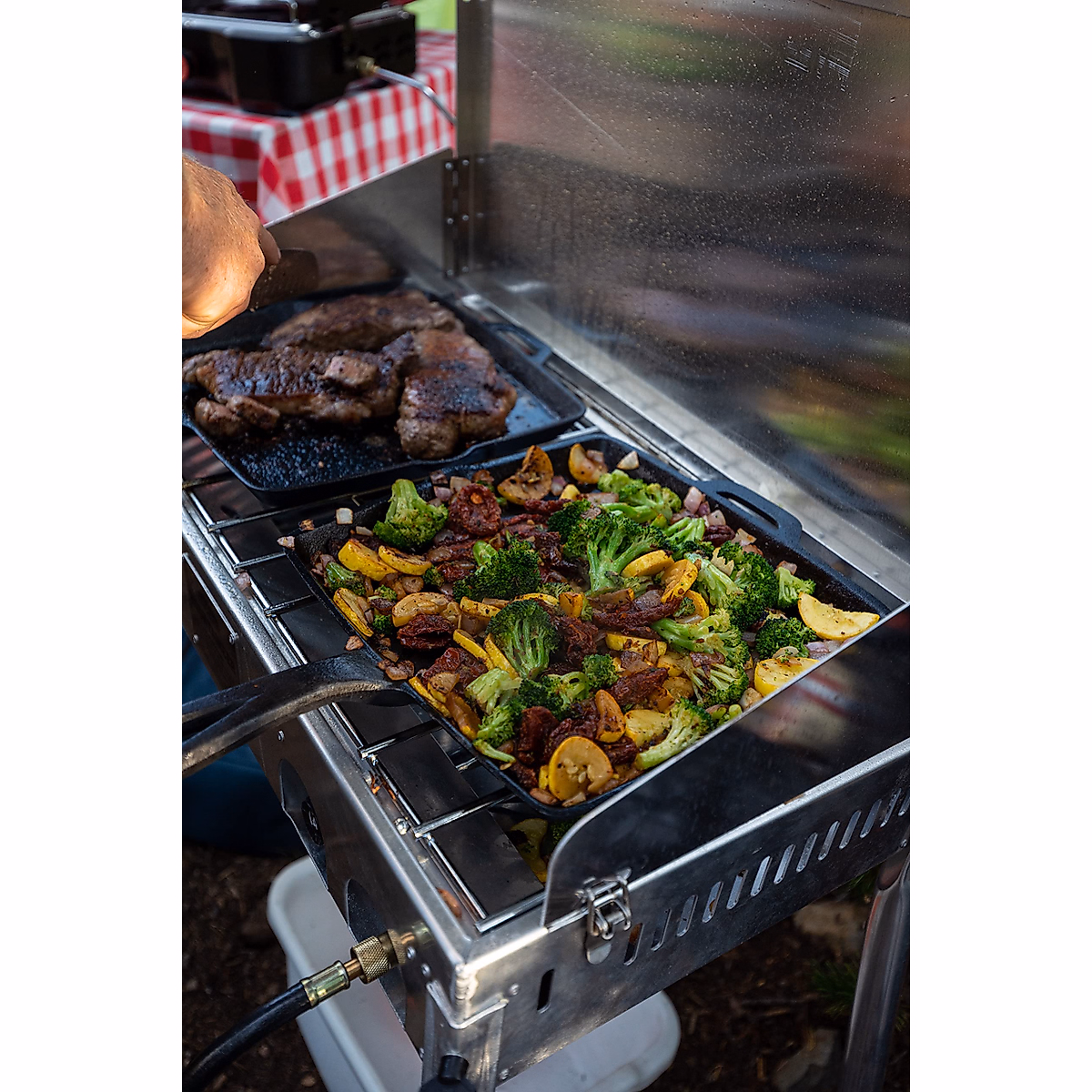 Camp Chef Mountaineer Aluminum Cooking System, Silver, MS40AX