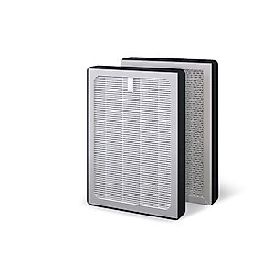G6 Wellness H13 HEPA 2-Pack Replacement Filter Set Compatible with Cuisinart CAP-500 Air Purifier | 3 in 1 Filtration | Medical Grade True HEPA Filter H13 | Activated Carbon | Pre-Filter