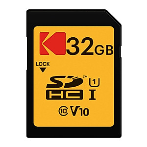 Kodak PIXPRO Friendly Zoom FZ55 Digital Camera (Black) Bundle with Case for Compact Cameras, and Kodak 32GB Class 10 UHS-I U1 SDHC Memory Card (3 Items)