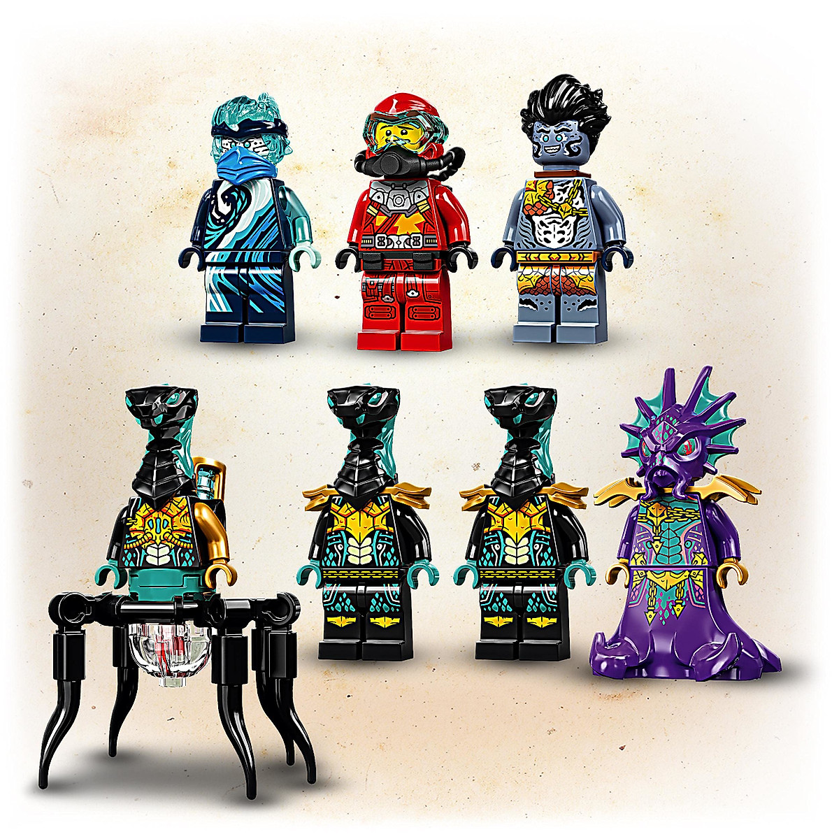 LEGO 71755 NINJAGO Temple of The Endless Sea Building Toy, Underwater Playset with Ninja Kai Minifigure, Gifts for 9 Plus Year Old Boys & Girls