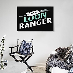 Bird Watching Loon Ranger Interior Art Wall Picture Canvas Art Poster And Wall Art Picture Print Modern Family Bedroom Decor Posters 12x18inch(30x45cm)29.0