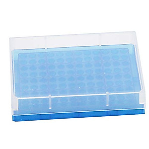 PCR Tube Rack for 0.2ml Micro-Tubes, 8 x 12 Array Pack of 4(Blue/Yellow/Purple/Green)