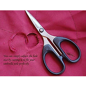 BELLRINO DECOR 7.5ft 8 Ribs RED Replacement STRONG & THICK Patio Umbrella Canopy Cover for (Canopy Only) (RED-78)