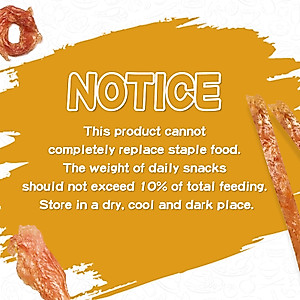 PAWUP Chicken Jerky Strips Dog Treats, Training Treats for Dogs w/Taurine, Low Fat, Natural Chicken Jerky Cuts, 12.5 oz