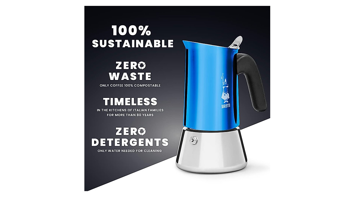 Bialetti Venus Blue 4 Cup Espresso Maker