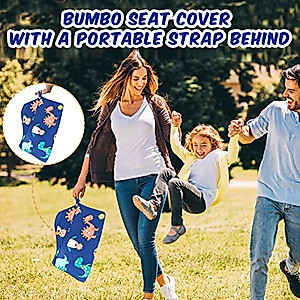 SMTTW Seat Cover Compatible with Bumbo Seat, Summer Cooling Seat Cover, Baby Seat Cover, Super Soft & Breathable Baby Seat Cover, Perfect Compatible with Bumbo Seat (Dinosaur)