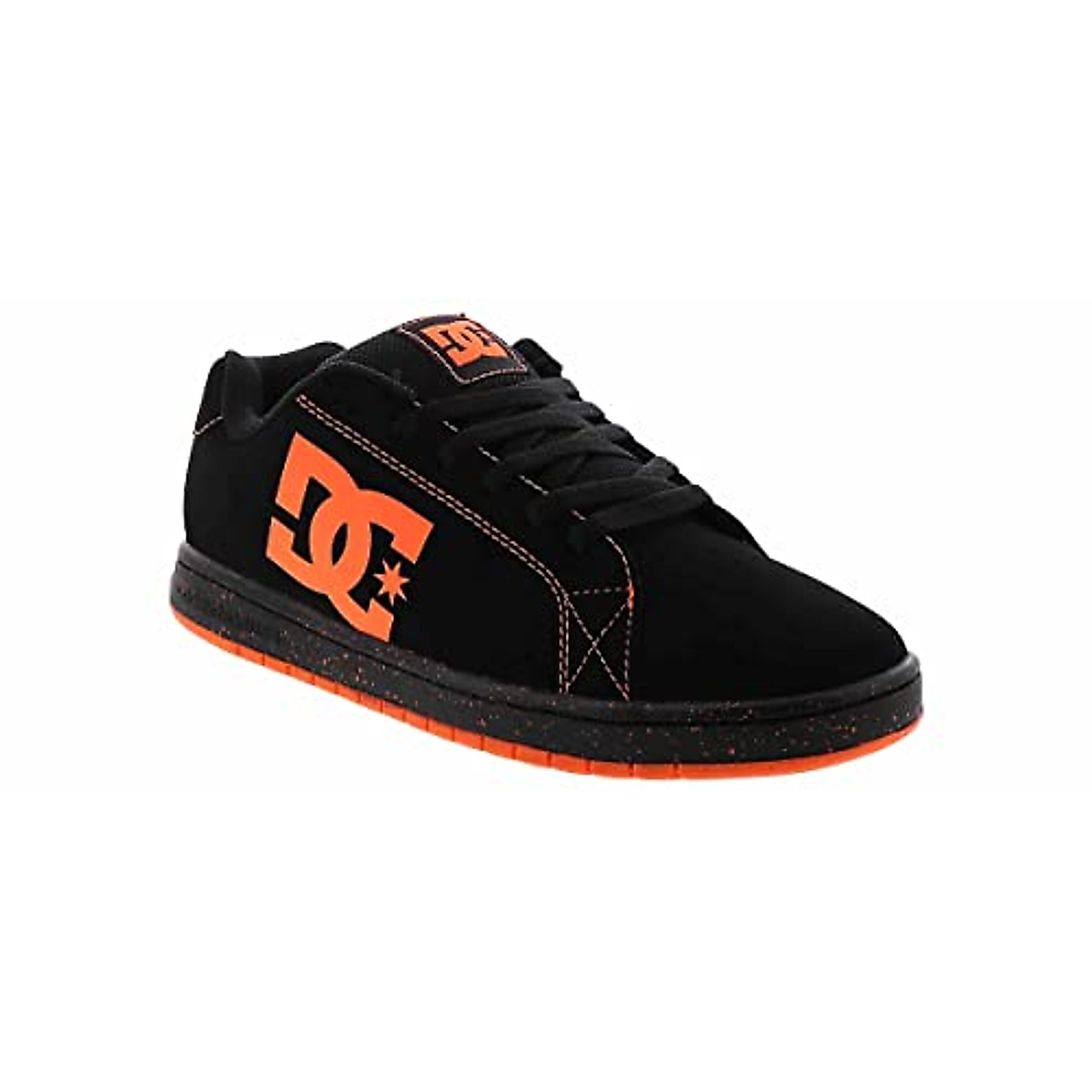 DC Men's Gaveler Low Shoe Skate, Black/Orange, 12