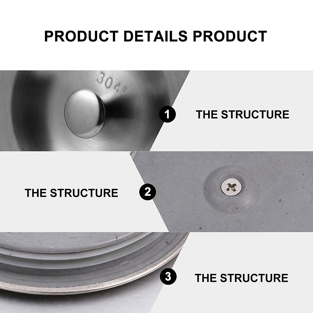 Drain Cover Sink Stopper Kitchen Supplies Sink Hair Stopper Drain Kitchen Sink Supplies Stopper Stopper Sink Kitchen Stopper Kitchen Accessory