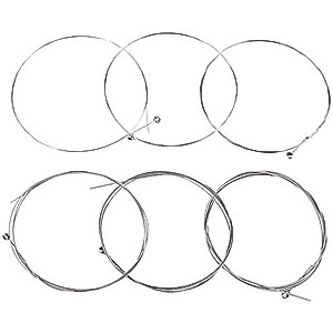 Jiayouy 1 Sets of 6 Electric Guitar Strings Replacement Steel Strings Set Stainless Steel Core Nickel Alloy Wound Nickel-plated