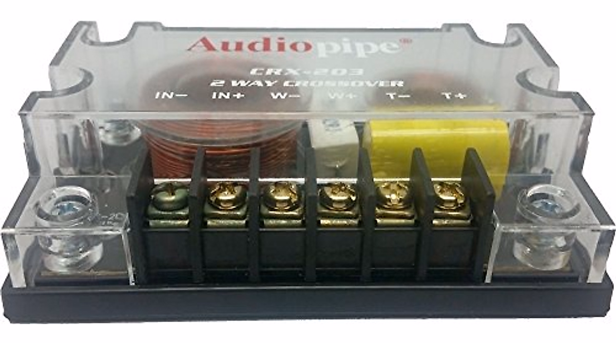 Audiopipe 2 Way Crossover CRX-203 400 Watts Passive Crossover Car Audio ...