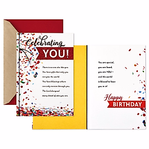 Hallmark DaySpring Religious Birthday Card (Celebrating You)