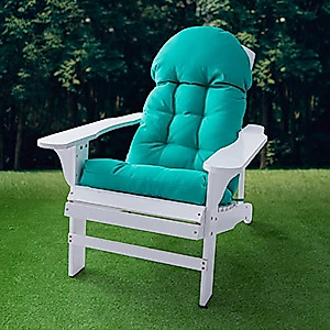 Enipate Adirondack Chair Cushions Set of 4, Weather Resistant Patio Chair Cushion for Adirondack, Thicken Outdoor Seat Pads High Back Rocking Chair Cushion