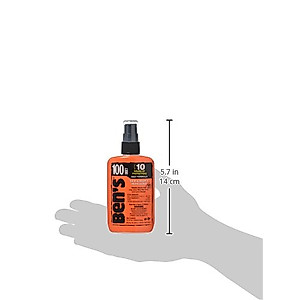 Ben's 100% DEET Mosquito, Tick and Insect Repellent, 3.4 Ounce Pump