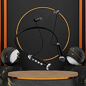 Wireless Bluetooth Headset, Neckband Bluetooth Headphones Running Headphones 100 Hrs, Bluetooth 5.3 Earbuds with Microphone Noise Cancelling Deep Bass HD Stereo Wireless Sports