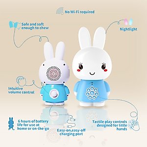 【2 Pack】 Alilo Starter Early Educational Talking Pen Set for Learn to Read + Honey Bunny Audio Player, Educational Toys for Imagination Building