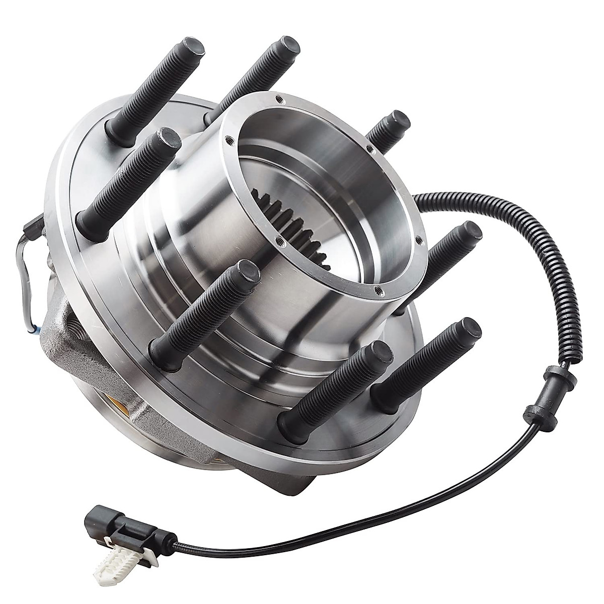 Detroit Axle - 4WD Front Wheel Bearing Hubs for Ford F-250 F-350 Super Duty 2011-2016, Replacement 2012 2013 2014 2015 F-250 F-350 Super Duty (SRW) Wheel Bearing and Hubs Assembly Set