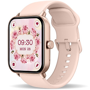 Smart Watch for Women Men (Answer/Make Call) with Alexa Built-in, iPhone Android Compatible, Sleep and Activity Tracker Heart Rate Blood Oxygen Monitor 1.8"Touch Screen Bluetooth Watch