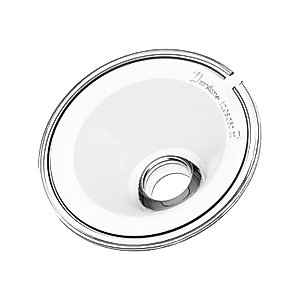 TSRETE Flange Compatible with S9/S10/S12 Parts Replaces, Hands Free Breast Pump Shield/Flange, Breast Pump Parts Replace(27mm) - 1 Pc