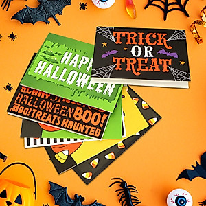 JOYIN 72 Pcs Halloween Holiday Festive Greeting Cards for Halloween Party Supplies and Party Favor, Trick or Treat Invitations and Birthday Gift