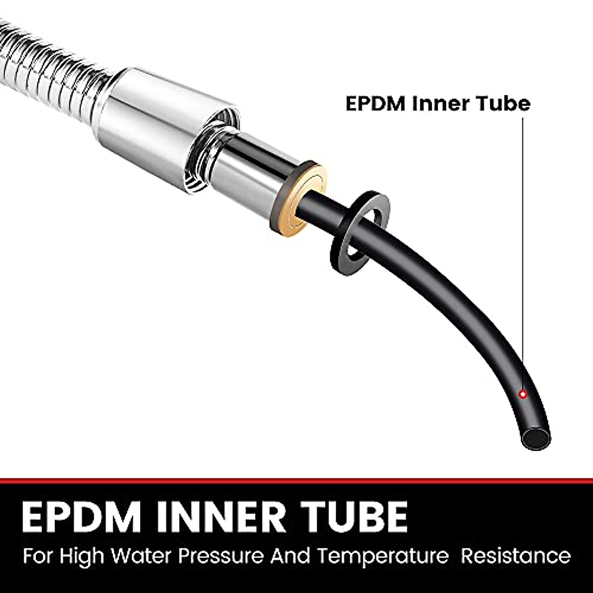 98 Inch or 2.5 Meter Shower Head Hose extension Bathroom Handheld Showerhead Sprayer replacement