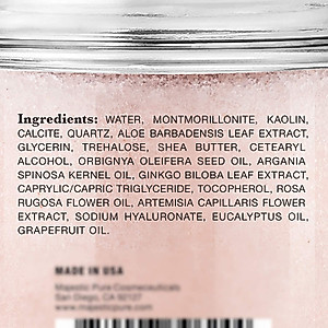 MAJESTIC PURE Dead Sea Mud Mask and Himalayan Clay Mask Bundle – Natural Skin and Face Care for Women and Men