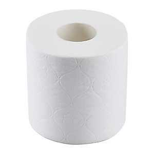 Karat 2-Ply Toilet Paper, 48 Rolls, 500 Sheets, Embossed for Softness, Individually Wrapped for Hygiene, Virgin Wood Fiber (JS-TTW500)