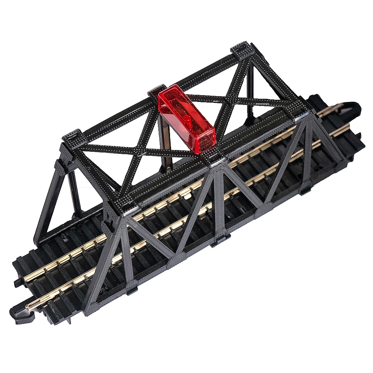 Bachmann Trains - E-Z Track Blinking Bridge - N Scale (44873), Black Small