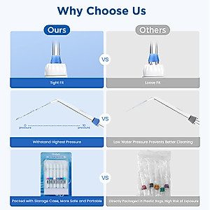 Replacement Tips for Waterpik Water Flosser (6 Orthodontic Tips)