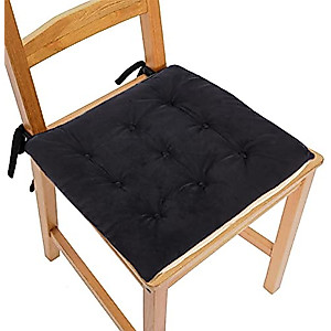 Big Hippo Seat Cushion Chair Cushion Pads for Dining Chairs,Chair Cushion with Ties for Dining Chair,Kitchen Chair pad and Dining Room Seat Cushion Tufted Chair Pads for Dining Chair,Office Chair,Car