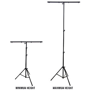 Harmony Audio HA-TBARSTAND Pro Audio DJ Lighting Tripod & T-Bar Light Stand