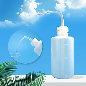 Yugui Tattoo Wash Bottle 2Pcs Wash Bottle Watering Tools Economy Plastic Squeeze Bottle 500ml&250mL for Medical Label