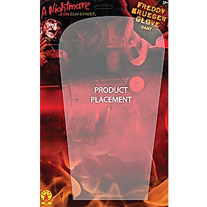 Rubie's mens Nightmare on Elm Street Freddy Krueger Gloves Adult Costume Accessory, Multicolor, One Size US