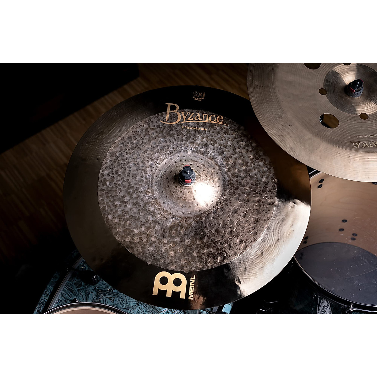 Meinl Cymbals Byzance Vintage 22" Equilibrium Ride, Matt Garstka Signature — Made in Turkey — Hand Hammered B20 Bronze, 2-Year Warranty (B22EQR)