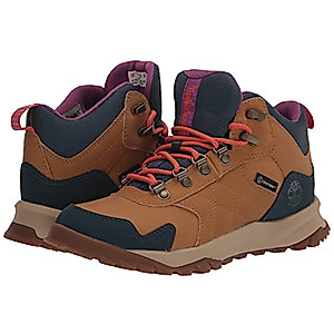 Timberland Women's Lincoln Peak Mid Waterproof Hiking Boot, Wheat Leather, 8
